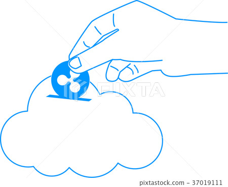 Savings_cloud - Stock Illustration [37019111] - PIXTA
