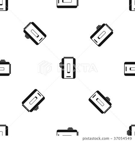 Charger pattern seamless black - Stock Illustration [37054549] - PIXTA
