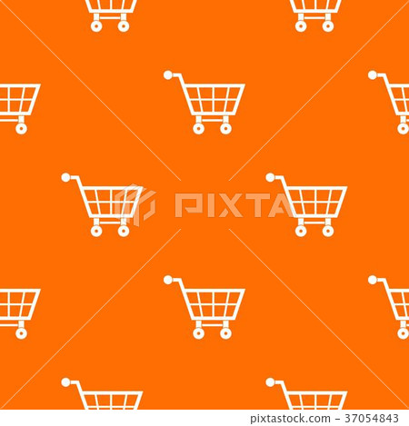Shopping cart pattern seamless - Stock Illustration [37054843] - PIXTA