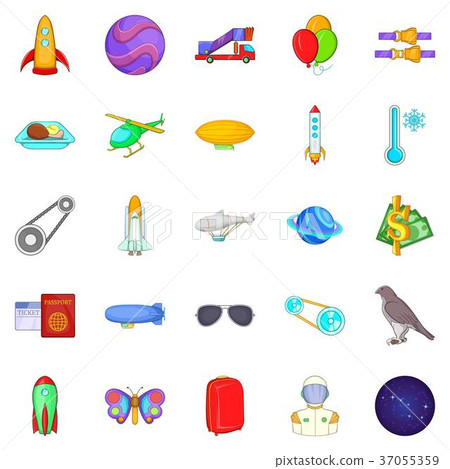 Letdown icons set, cartoon style - Stock Illustration [37055359] - PIXTA