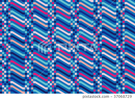 Textile square pattern - Stock Illustration [37068729] - PIXTA
