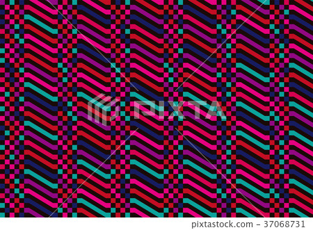Textile square pattern - Stock Illustration [37068731] - PIXTA
