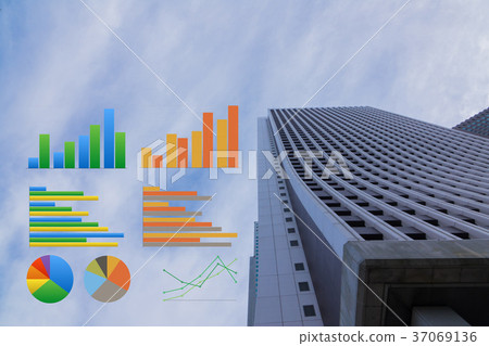 Tokyo high rise building data graph - Stock Illustration [37069136] - PIXTA