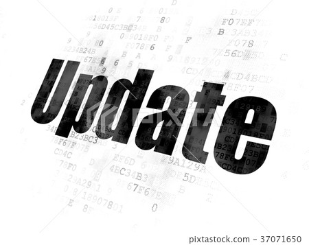 Web development concept: Update on Digital - Stock Illustration ...