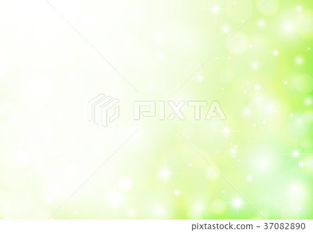 Spring green glitter background - Stock Illustration [37082890] - PIXTA