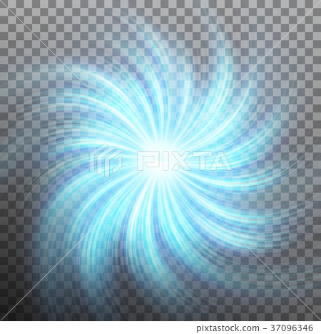 Spiraling blue vortex isolated. EPS 10 vector - Stock Illustration ...