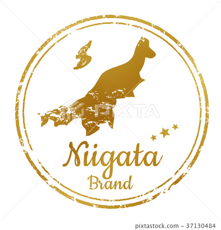Niigata stamp - Stock Illustration [37130484] - PIXTA