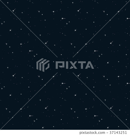 Seamless pattern sky with starlight. - Stock Illustration [37143251 ...