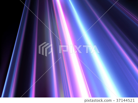 Colored Light Beams - Stock Illustration [37144521] - PIXTA