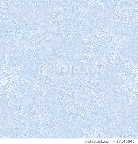 Snow seamless pattern. Winter holiday background - Stock Illustration ...