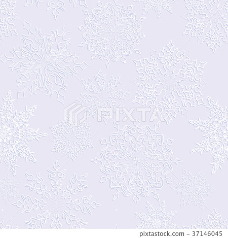 Snow seamless pattern. Winter holiday background - Stock Illustration ...
