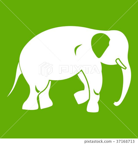 Elephant icon green - Stock Illustration [37168713] - PIXTA