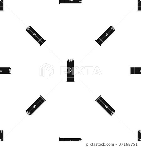 Expanding bullets pattern seamless black - Stock Illustration [37168751 ...