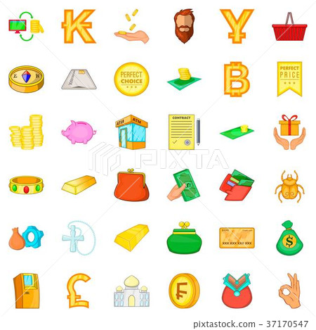 Good choice icons set, cartoon style - Stock Illustration [37170547 ...