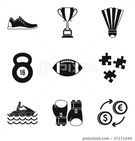 Big money icons set, simple style - Stock Illustration [37171849] - PIXTA