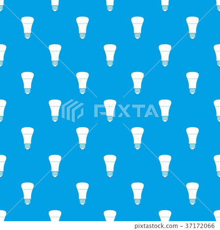 Led bulb pattern seamless blue - Stock Illustration [37172066] - PIXTA