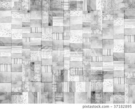 Paper collage background material - Stock Illustration [37182895] - PIXTA