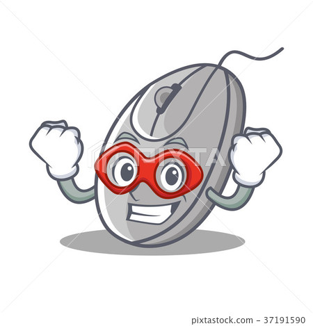 Super hero mouse character cartoon style - Stock Illustration [37191590 ...