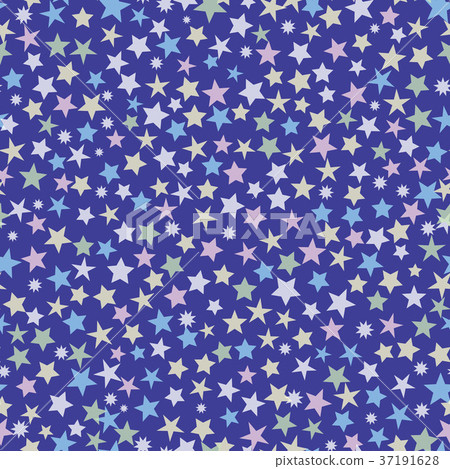 Pattern star starry sky - Stock Illustration [37191628] - PIXTA