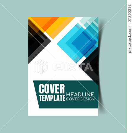 abstract report cover 9 - Stock Illustration [37200858] - PIXTA