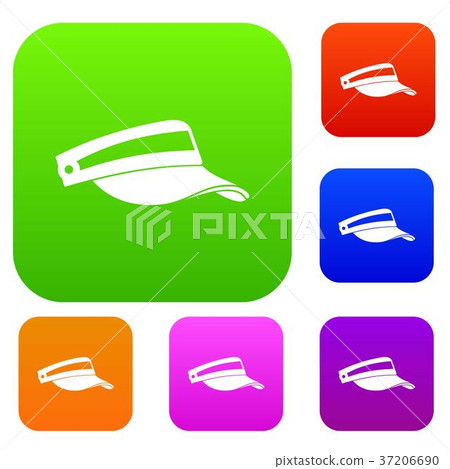 Sun cap set collection - Stock Illustration [37206690] - PIXTA
