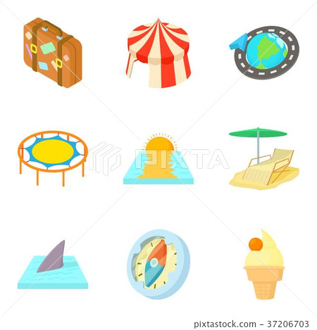 Presume icons set, cartoon style - Stock Illustration [37206703] - PIXTA