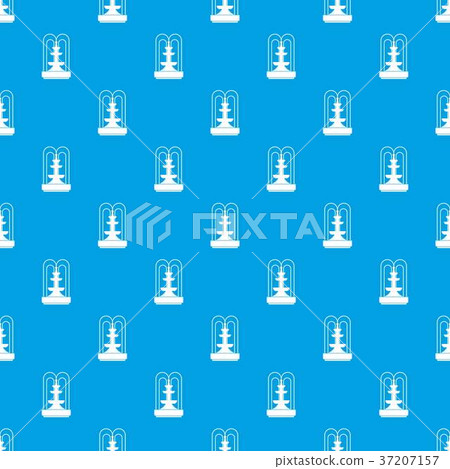 Fountain pattern seamless blue - Stock Illustration [37207157] - PIXTA