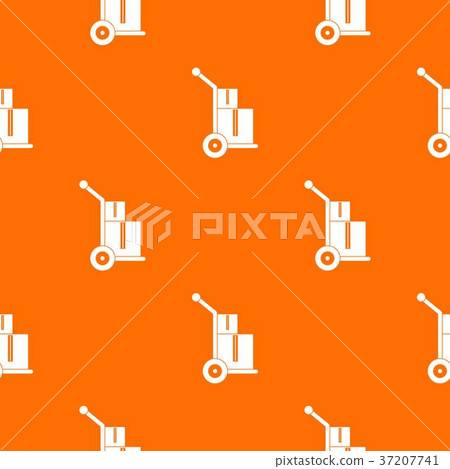 Truck with boxes pattern seamless - Stock Illustration [37207741] - PIXTA