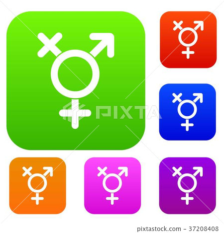 Transgender sign set collection - Stock Illustration [37208408] - PIXTA