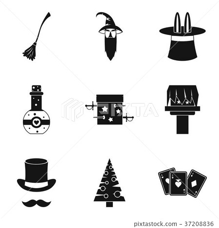 Miracle icons set, simple style - Stock Illustration [37208836] - PIXTA