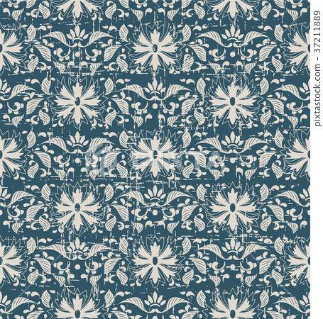 Antique Seamless retro worn out background - Stock Illustration ...