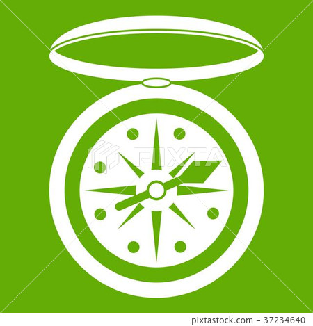 Compass icon green - Stock Illustration [37234640] - PIXTA