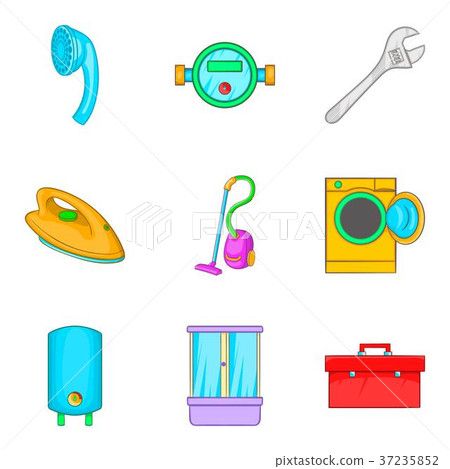 Master icons set, cartoon style - Stock Illustration [37235852] - PIXTA