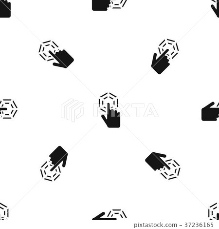 Click pattern seamless black - Stock Illustration [37236165] - PIXTA