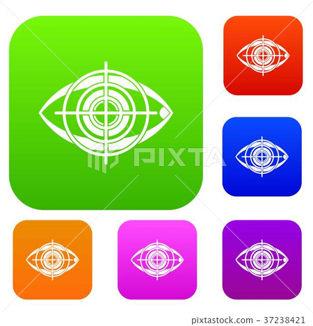 Eye and target set collection - Stock Illustration [37238421] - PIXTA