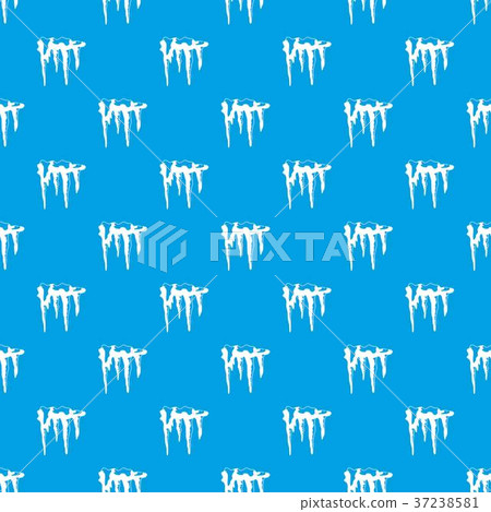Icicles pattern seamless blue - Stock Illustration [37238581] - PIXTA