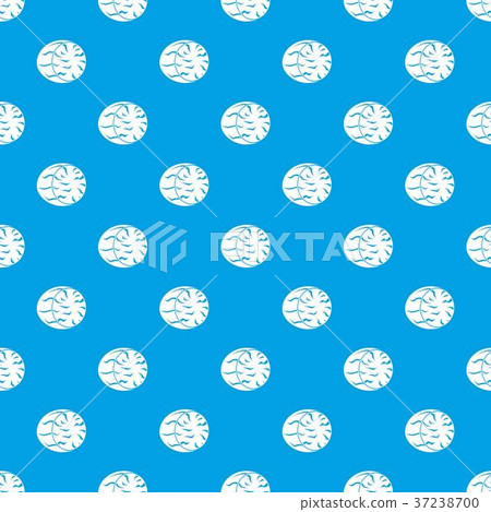 Half of nutmeg pattern seamless blue - Stock Illustration [37238700 ...