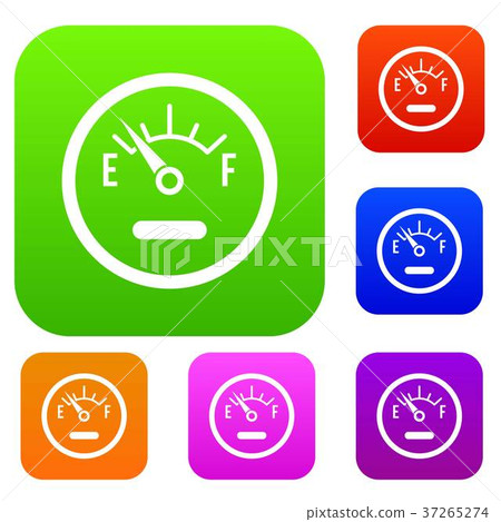 Fuel sensor set collection - Stock Illustration [37265274] - PIXTA