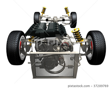 Skeleton car 17 - Stock Illustration [37289769] - PIXTA
