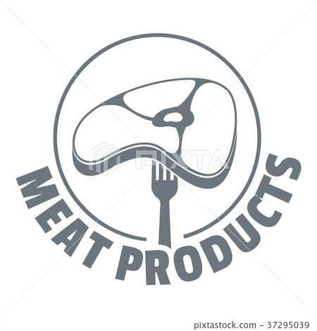 Meat products logo, simple style - Stock Illustration [37295039] - PIXTA