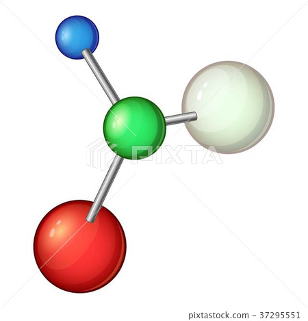 Model molecule icon, cartoon style - Stock Illustration [37295551] - PIXTA