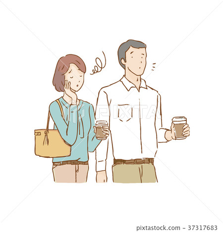 Couple dating - Stock Illustration [37317683] - PIXTA