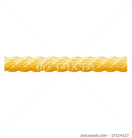 Section of rope line on white background - Stock Illustration [37324527 ...