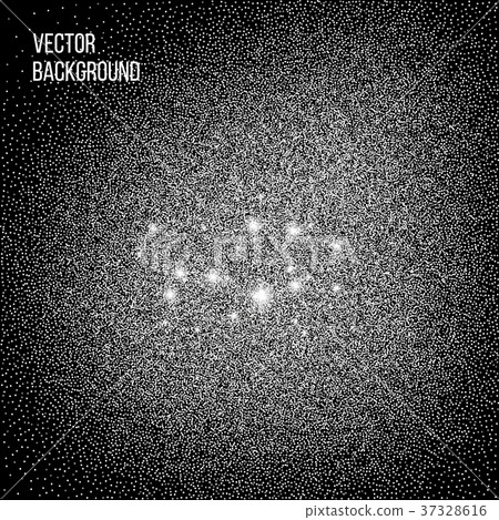 Abstract background of random falling silver dots - Stock Illustration ...