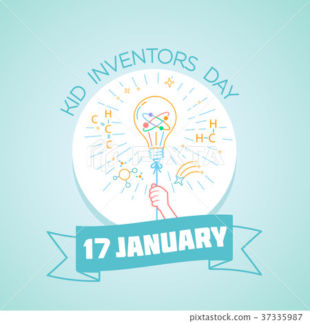 17 january Kid Inventors Day - Stock Illustration [37335987] - PIXTA