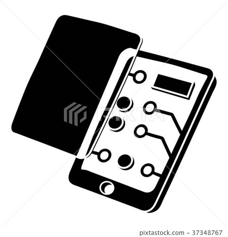 Replacement screen smartphone icon, simple... - Stock Illustration ...