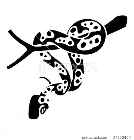Ball python icon, simple style - Stock Illustration [37350404] - PIXTA