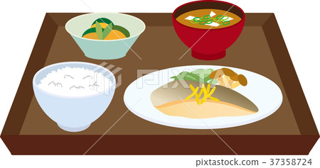 Fish set meal - Stock Illustration [37358724] - PIXTA
