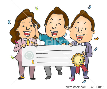 Big Check Winner - Stock Illustration [37373845] - PIXTA