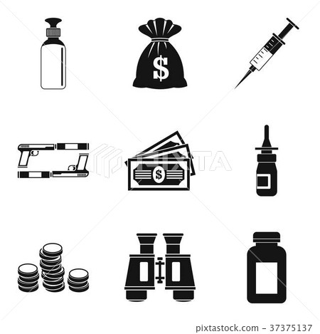 Order icons set, simple style - Stock Illustration [37375137] - PIXTA